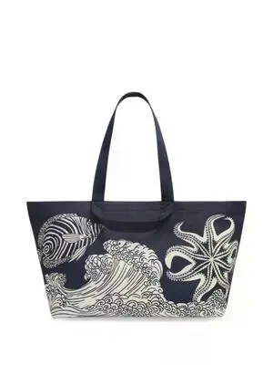 INOUI EDITIONS Poseidon Graphic-print Tote Bag - Blue