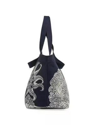 INOUI EDITIONS Poseidon Graphic-print Tote Bag - Blue