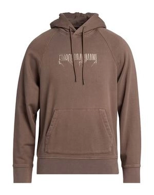 Emporio Armani Sweatshirt Taupe Size Cotton - Grey