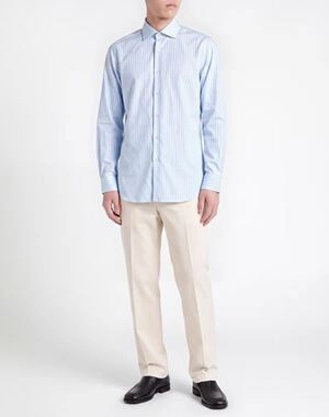 BARBA NAPOLI Shirt Sky Size Cotton
