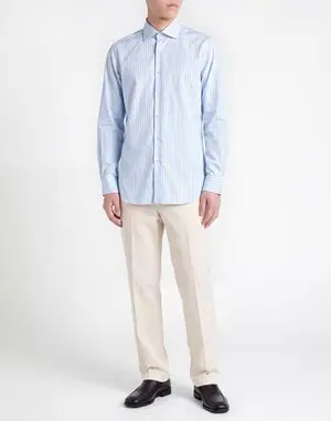 BARBA NAPOLI Shirt Sky Size Cotton