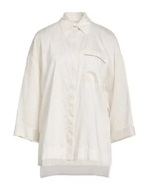 Peserico Shirt Ivory Size Lyocell, Silk