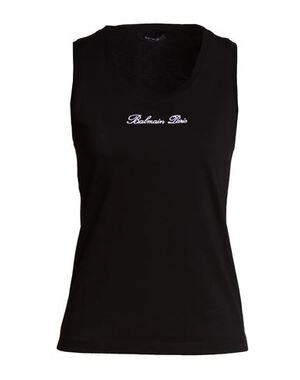 Balmain Tank Top Size Cotton - Black