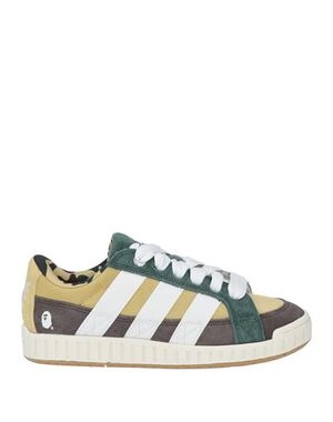 ADIDAS ORIGINALS X BAPE Sneakers Size Leather, Textile Fibers - Yellow