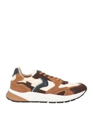 VOILE BLANCHE Sneakers Size Leather, Textile Fibers - White
