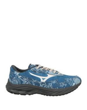 Mizuno Wave Rider Beta Sneakers Size Leather, Textile Fibers - Navy