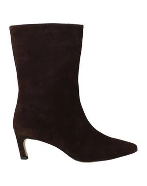 FABRIZIO CHINI Ankle Boots Dark Size Leather - Brown