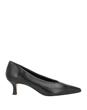 FABRIZIO CHINI Leather Pumps - Black