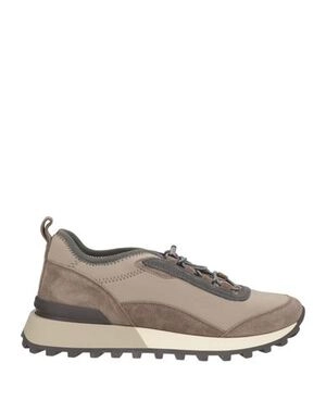 Brunello Cucinelli Sneakers Size Leather, Textile Fibers - Grey