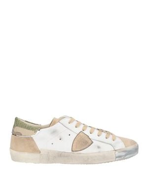 Philippe Model Sneakers Size Leather, Textile Fibers - Beige