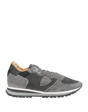 Philippe Model Sneakers Size Leather, Textile Fibers