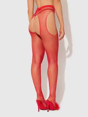 Frederick's Of Hollywood Fishnet Fundies