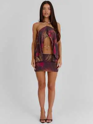 OUTCAST Eirene Mini Dress Posie