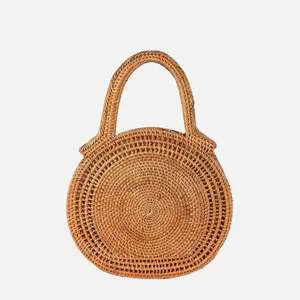 JELAVU Sidney Tan Medium Satchel