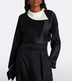 RÓHE Satin Blouse
