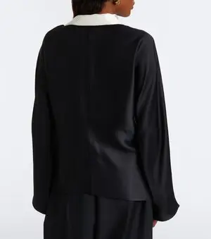 RÓHE Satin Blouse
