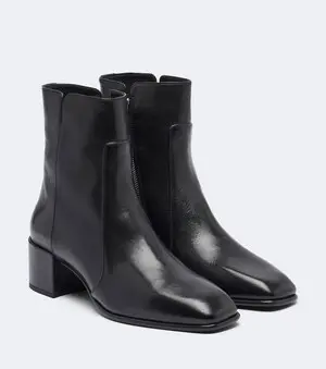 JIMMY CHOO Eliot Leather Ankle Boots