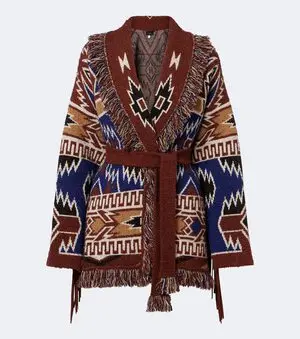 Alanui Amazing Journey Wool-blend Cardigan
