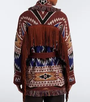 Alanui Amazing Journey Wool-blend Cardigan