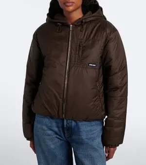 Miu Miu Hooded Puffer Jacket