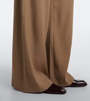 JOSEPH Haxley Cady Twill Wide-leg Pants