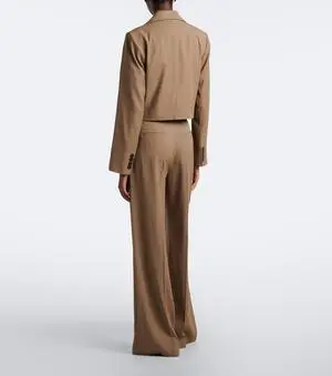 JOSEPH Haxley Cady Twill Wide-leg Pants