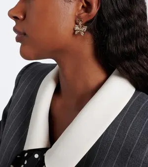 Valentino Garavani Flutterby Vlogo Swarovski®-embellished Earrings