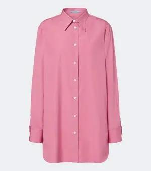 Prada Oversized Cotton Poplin Shirt