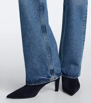 JIMMY CHOO Frankie Suede Ankle Boots - Blue