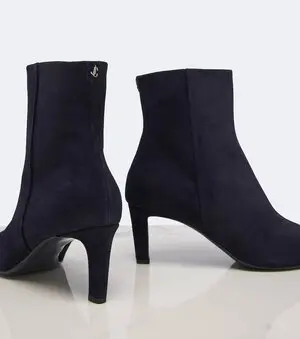 JIMMY CHOO Frankie Suede Ankle Boots - Blue