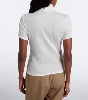 Eleventy Cotton And Wool Turtleneck Top