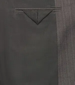 Our Legacy Halt Striped Wool And Cotton Blazer