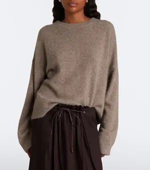 Loulou De Saison Tristan Wool-blend Sweater - Brown