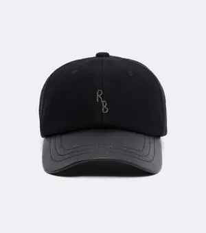 Ruslan Baginskiy Embroidered Wool Baseball Cap - Black