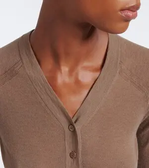 JOSEPH Reem Cashmere Henley Shirt - Beige
