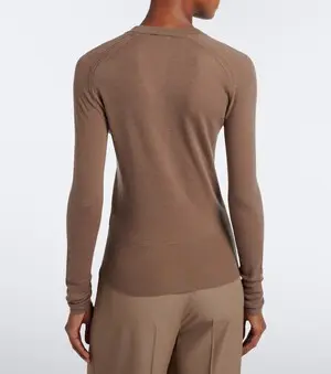 JOSEPH Reem Cashmere Henley Shirt - Beige
