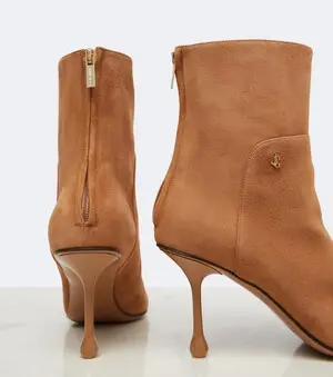 JIMMY CHOO Cycas Suede Ankle Boots