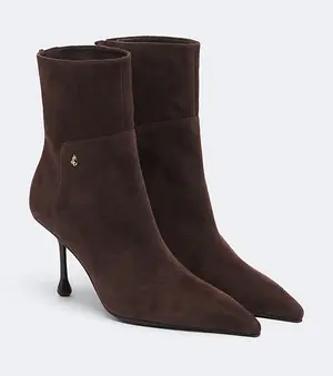 JIMMY CHOO Cycas Suede Ankle Boots - Brown