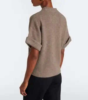 Loulou De Saison Tamia Ribbed-knit Wool-blend Sweater