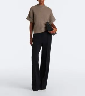 Loulou De Saison Tamia Ribbed-knit Wool-blend Sweater