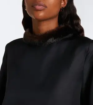 Loulou De Saison Dana Silk Twill Top
