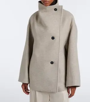 JOSEPH Isaia Wool-blend Peacoat
