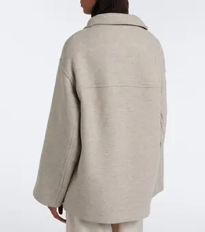 JOSEPH Isaia Wool-blend Peacoat
