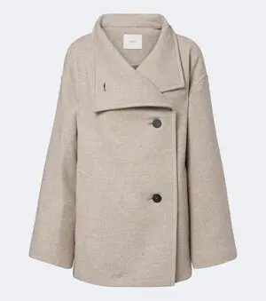 JOSEPH Wool-blend Peacoat - Beige