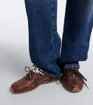 Miu Miu X New Balance 530 Sl Leather Sneakers