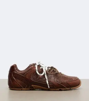 Miu Miu X New Balance 530 Sl Leather Sneakers