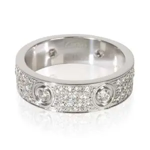 CARTIER Cartier White Gold Diamond Love Ring