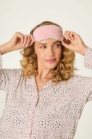 PJ Salvage Personalized Modal Dreams Leopard Print 3-piece Pajama Set
