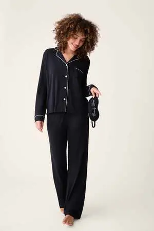PJ Salvage Personalized Modal Dreams 3-piece Pajama Set - Black