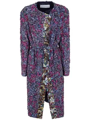 Dries Van Noten Coat Print Embroidery "rivkam